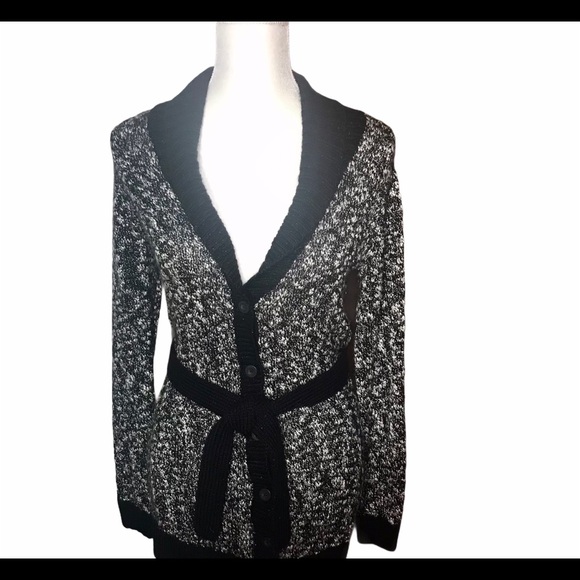 Cherokee | Sweaters | Cherokee Black And White Sweater Cardigan | Poshmark